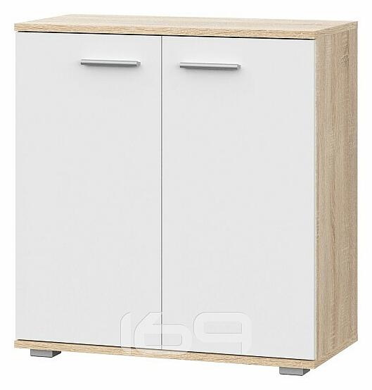 Fun комод КД 1 Дуб Сонома Белый купить недорого по цене от 3 990 руб в интернет магазине