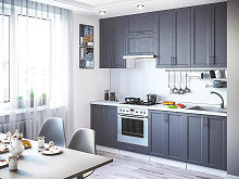 Кухня Сканди-02 Graphite Softwood/ Белый — купить недорого в Москве ...