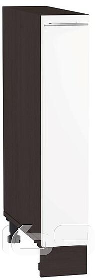 Шкаф нижний бутылочница Валерия М НБ 150 Белый глянец Венге купить недорого по цене от 5 422 руб