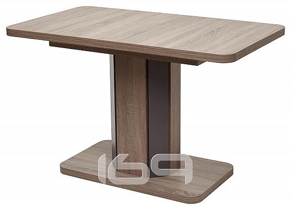Стол обеденный раздвижной STORK ДУБ КАНЗАС/ ВОЛЬФРАМ 120/160 купить ...