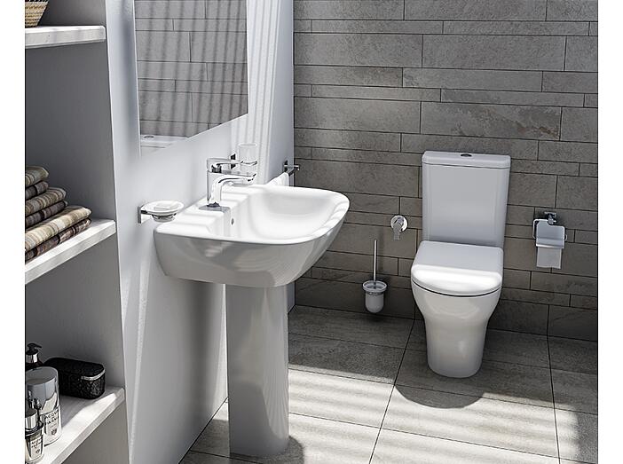 Унитаз-компакт Vitra Zentrum гор. вып, дюропл. с микролифтом, 2р. сл ...