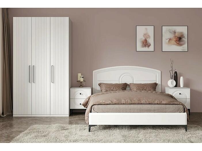 Валенсия шкаф комбинированный 13.12 Белый PE шагрень, белая шагрень ПВХ ...